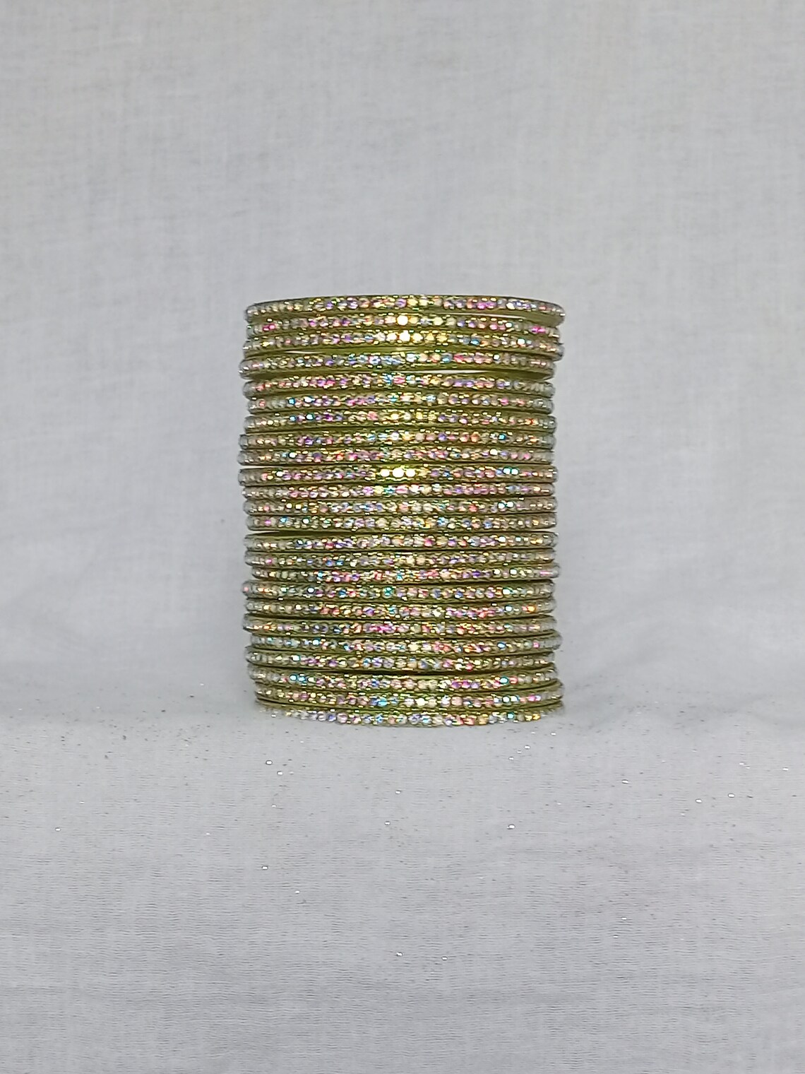 12 Glass Bangles Dhaani Color Women Fashion Bangles Accessories Glass ...