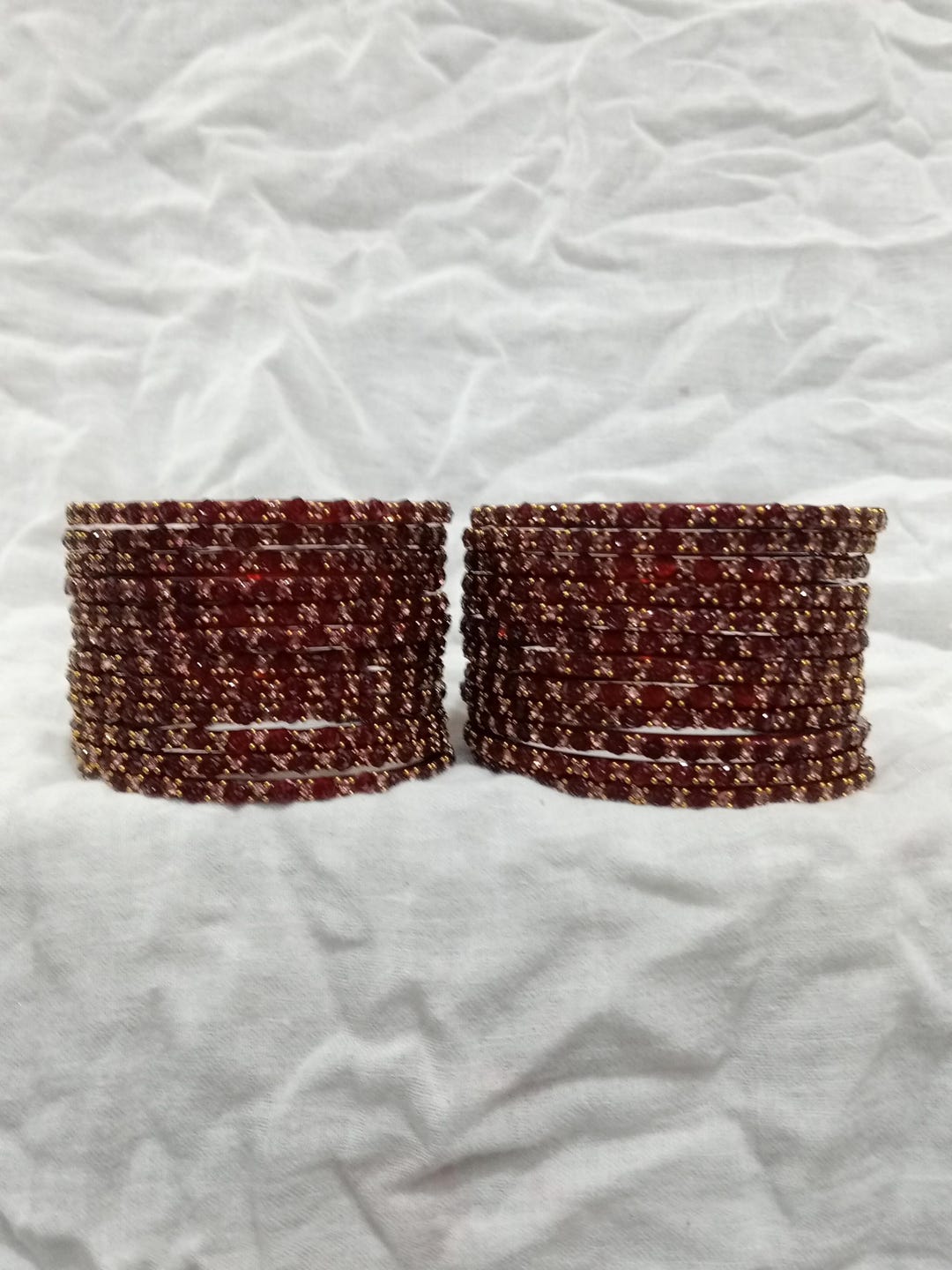 12 Glass Bangles Mehrun Color Women Fashion Bangles Accessories Glass ...
