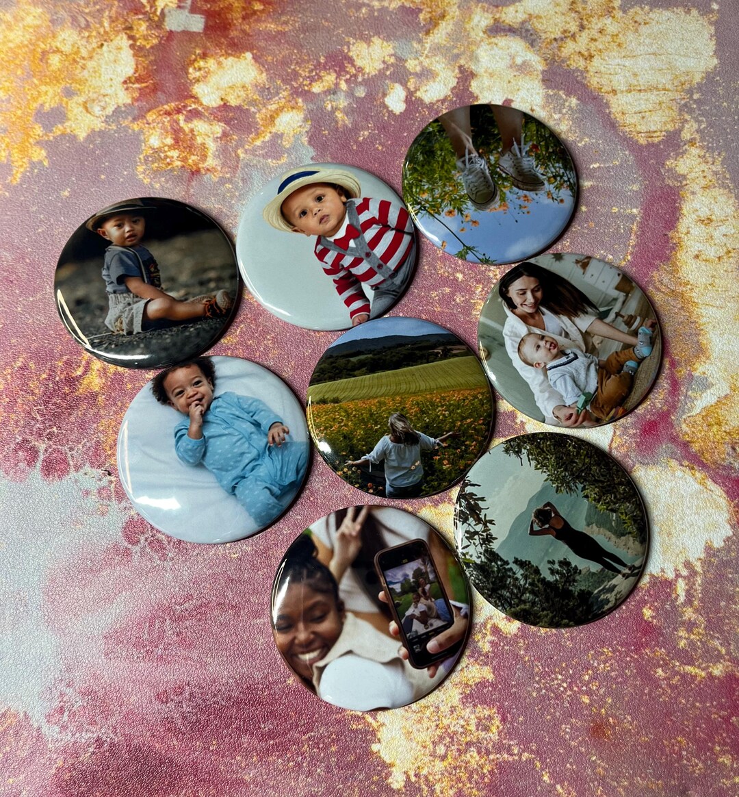 Set of 9 Custom 2.25" Fridge Magnets - Etsy