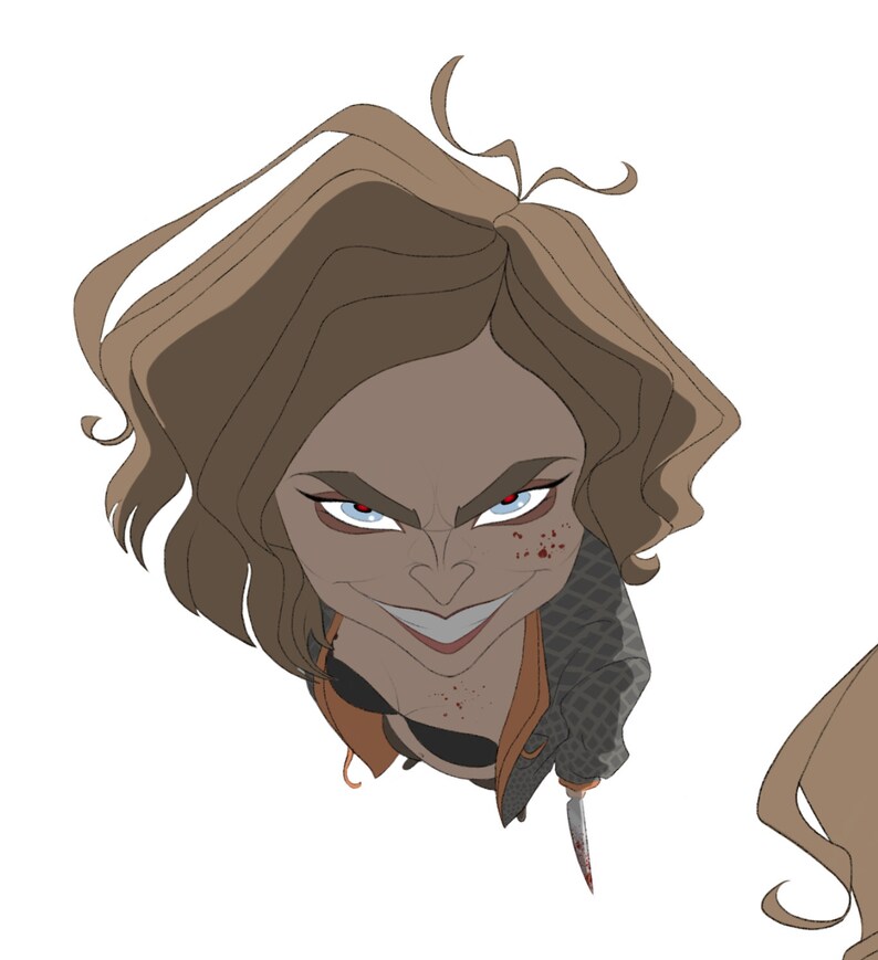 Digital Illustrations and Graphic Designs of Characters From Films ...