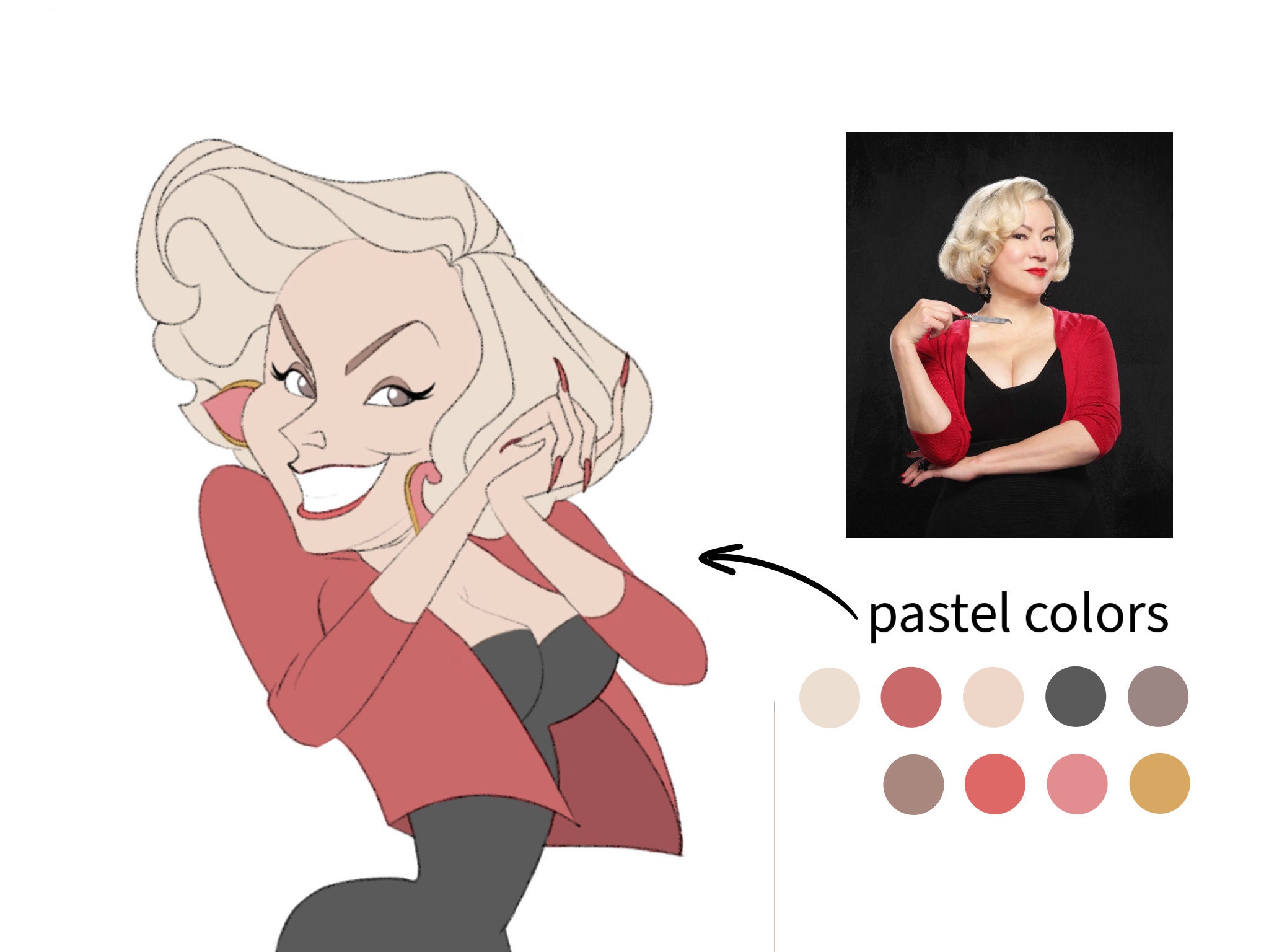 Digital Illustrations and Graphic Designs of Characters From Films ...