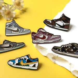 Classic Sneakers Enamel Pin Badge Pin Lapel Pin Collar Pin Gift for Her ...