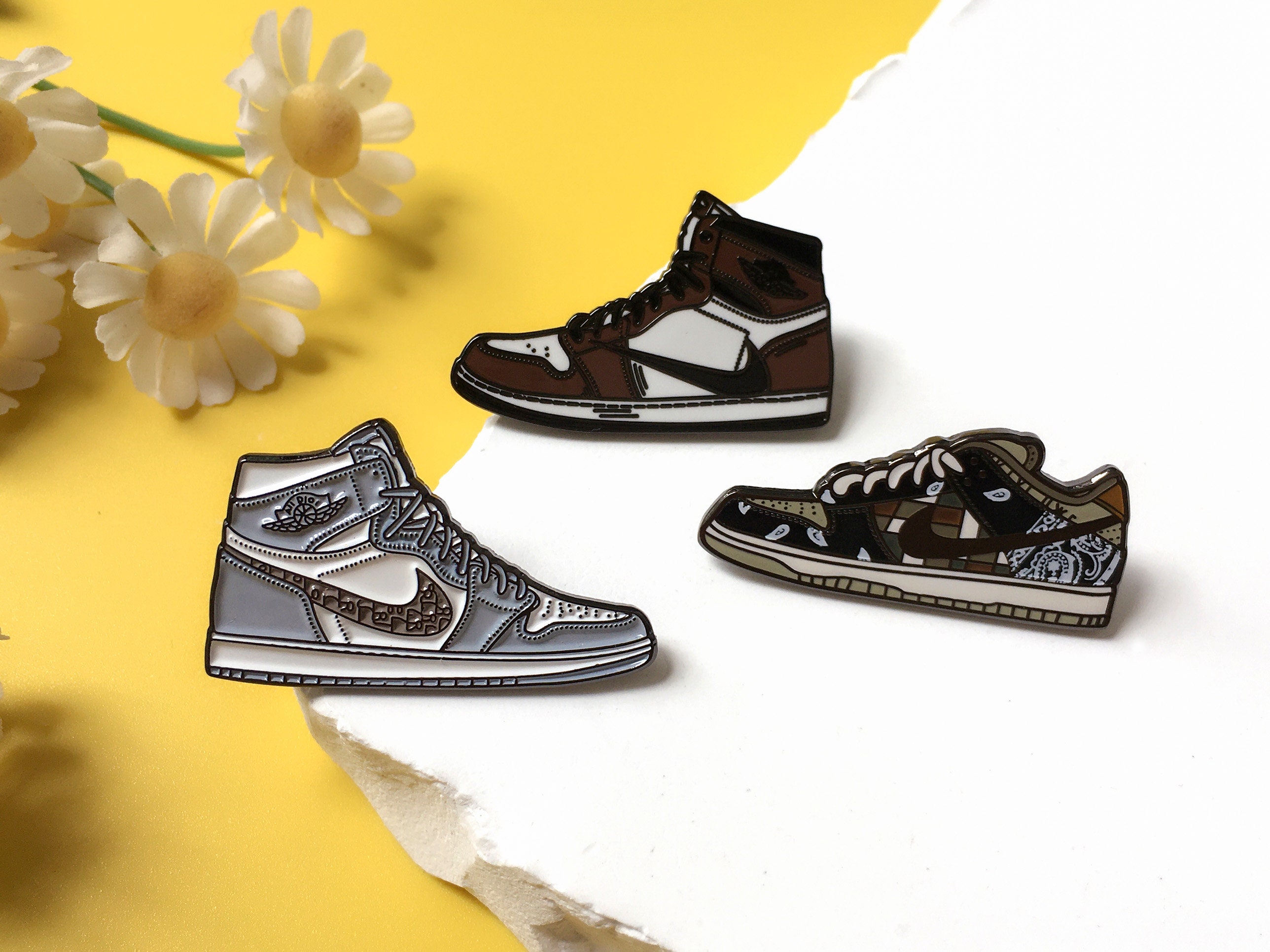 Classic Sneakers Enamel Pin Badge Pin Lapel Pin Collar Pin Gift for Her ...