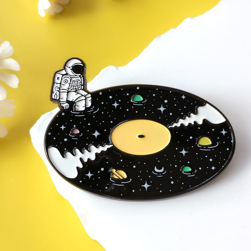 Space Enamel Pin - Etsy