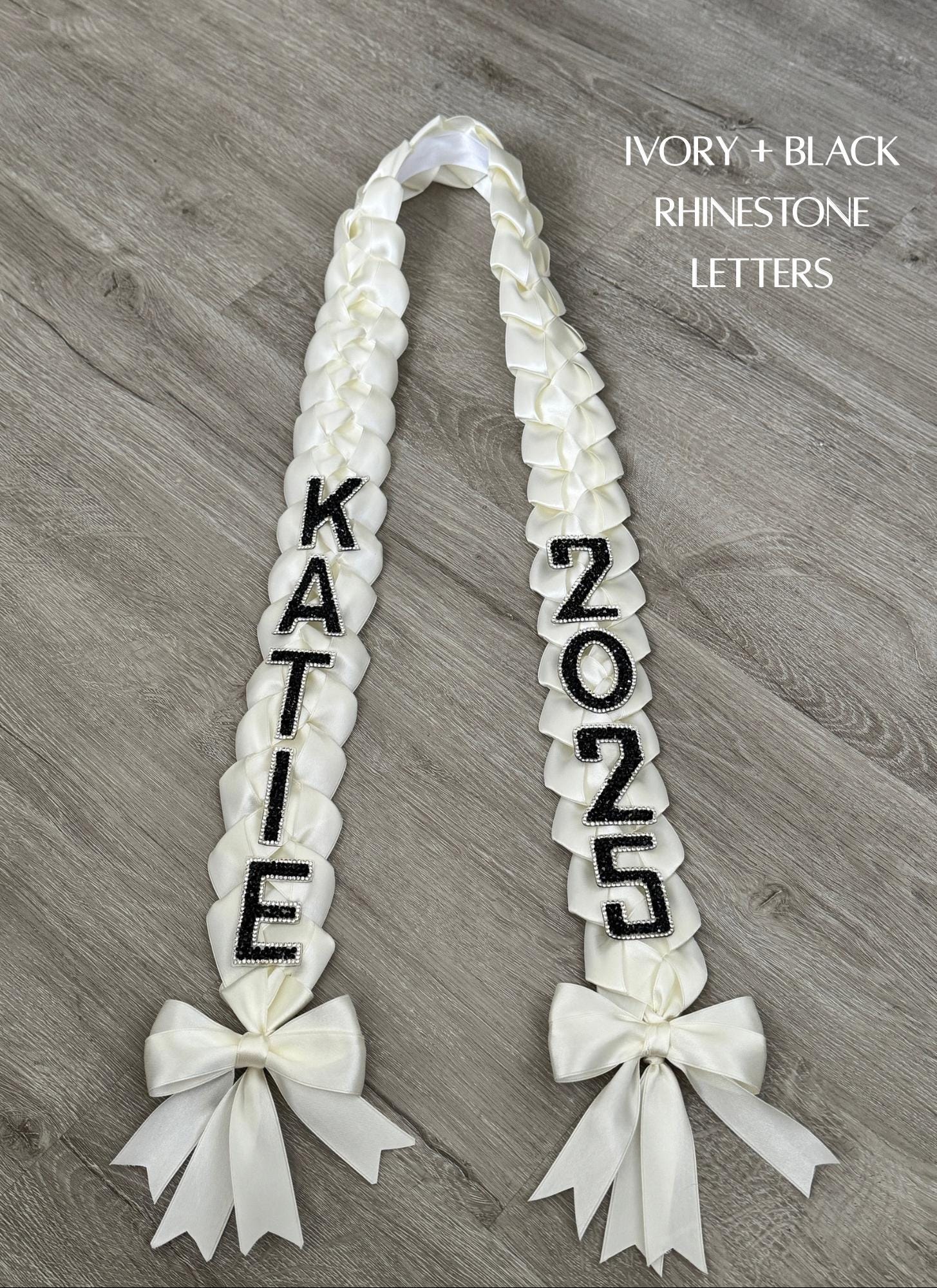 Custom Name Graduation Lei: Handmade Braided Satin Ribbon, 2025, 2026 ...