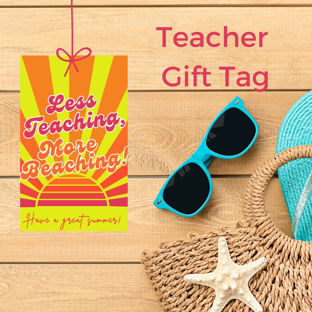 Have a Great Summer! Teacher Gift Tag - Etsy