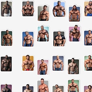 African American Men Stickers Sheet - Etsy