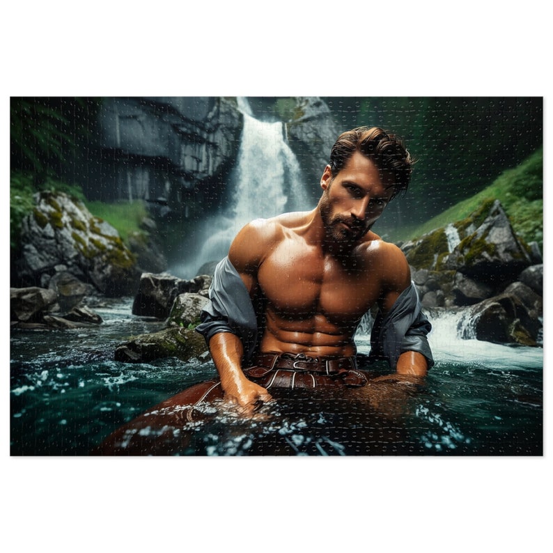 Muscular Austrian Handsome Men Nature Alps Jigsaw Puzzle 1000-piece - Etsy