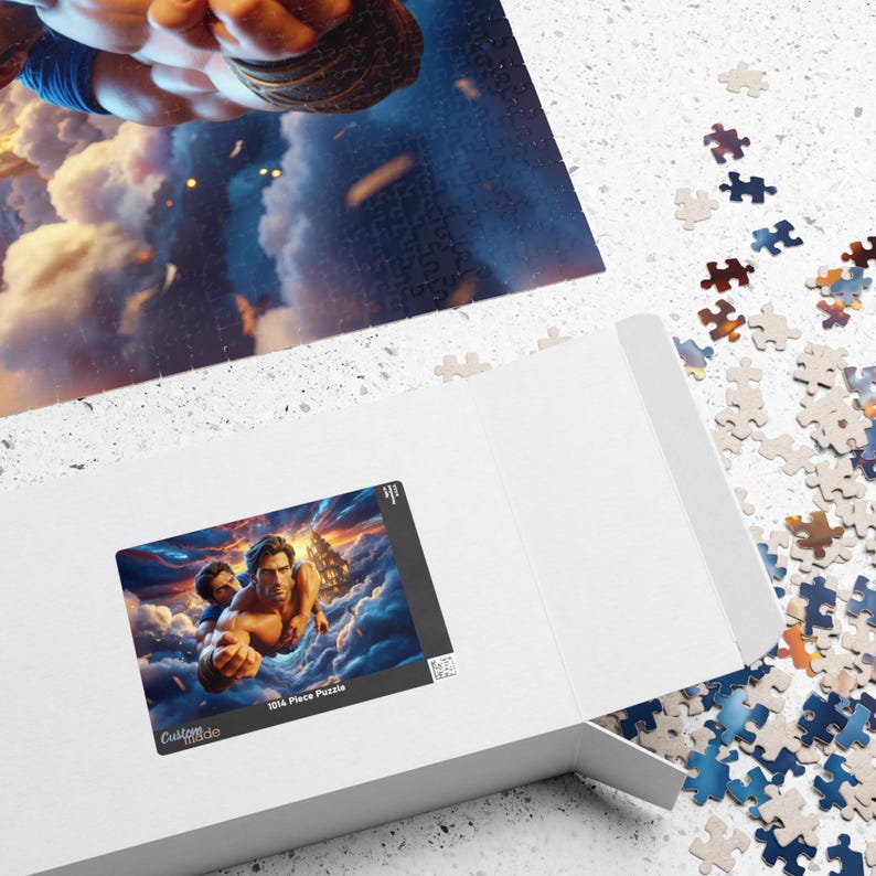 Gay-themed Fairytale Puzzle, LGBTQ+ Jigsaw , Pride Gift, Unique Adult ...