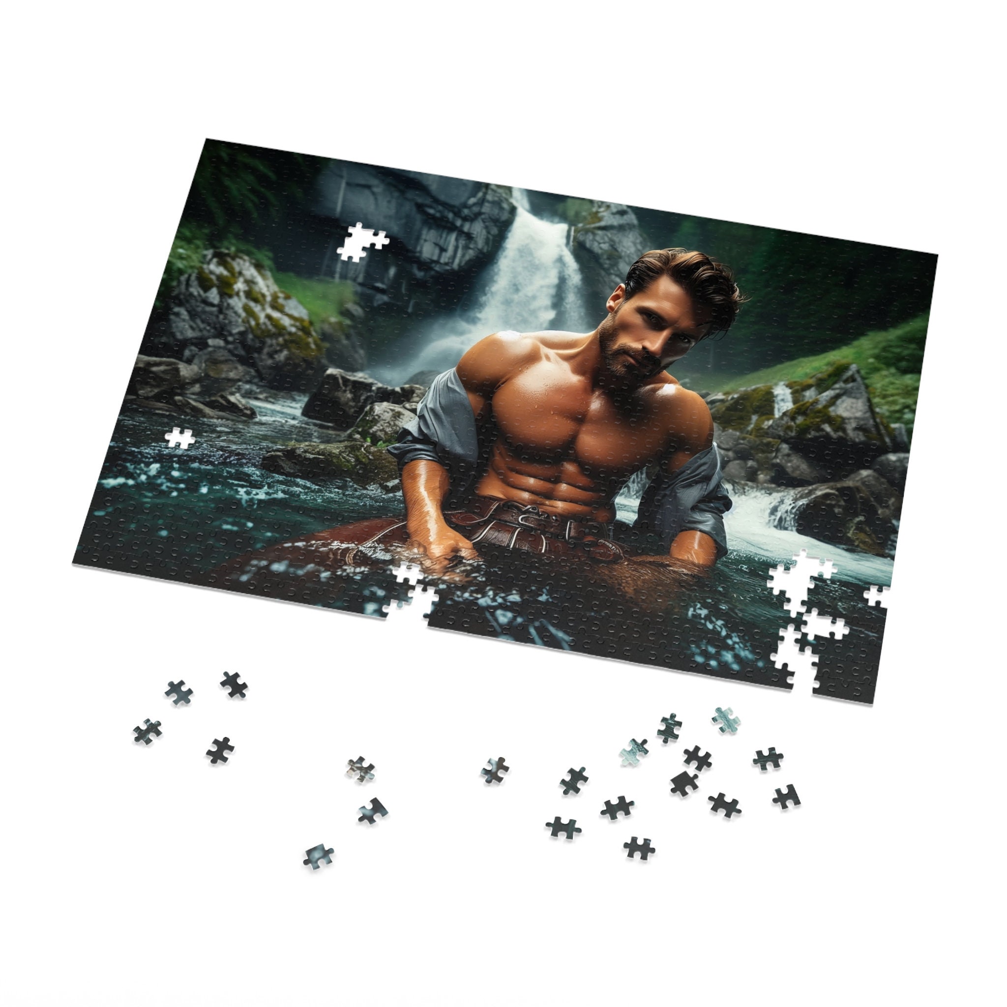 Muscular Austrian Handsome Men Nature Alps Jigsaw Puzzle 1000-piece - Etsy