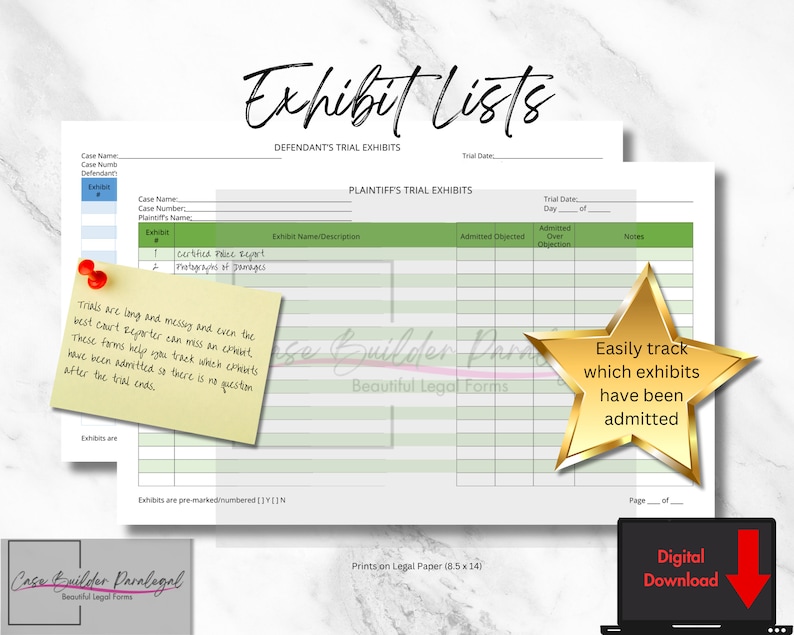 Plaintiff and Defendant Exhibit Lists for Trial - Etsy