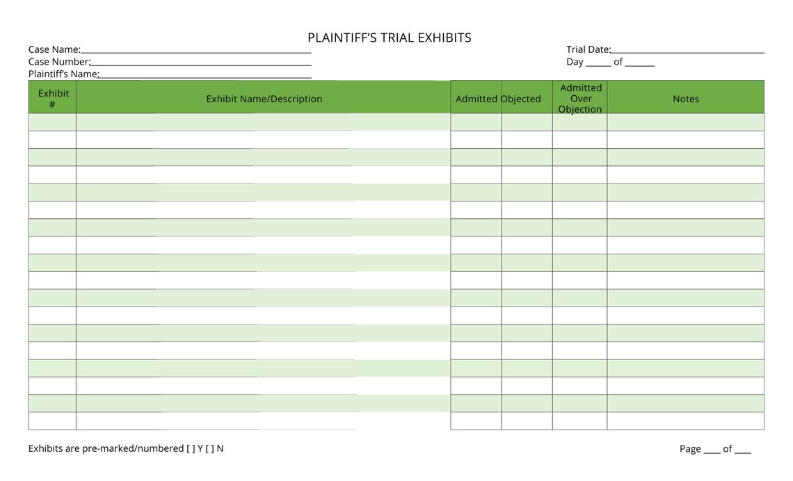 Plaintiff and Defendant Exhibit Lists for Trial - Etsy