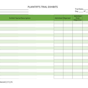 Plaintiff and Defendant Exhibit Lists for Trial - Etsy