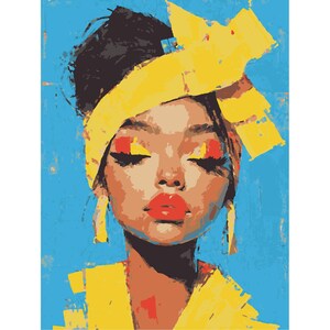 Vibrant Digital Color by Numbers for Procreate | Paint by Numbers ...