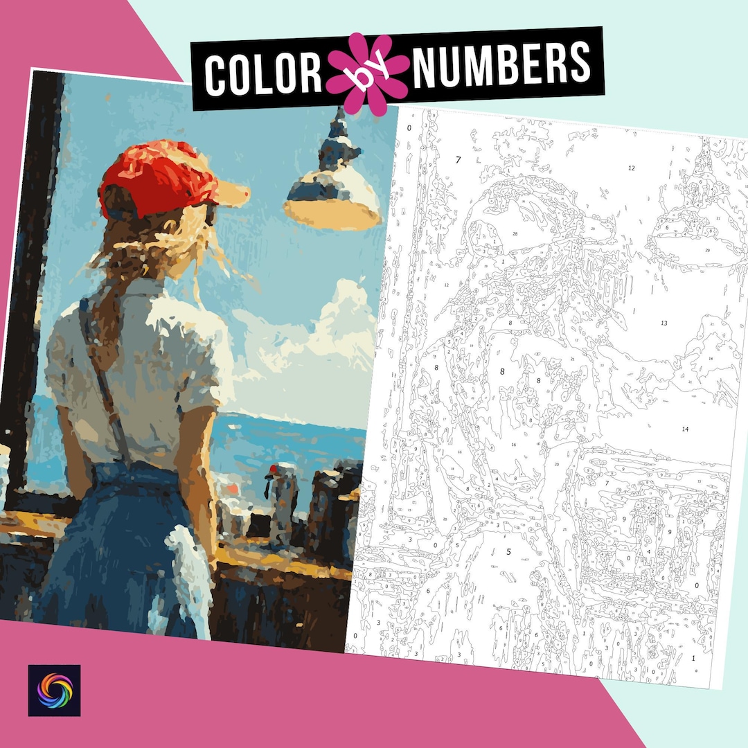 Color by Numbers for Adults Artist Paint by Numbers Digital Coloring ...