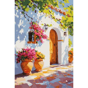 Color by Numbers for Adults Andalusian House 02 Spain Paint by Numbers ...