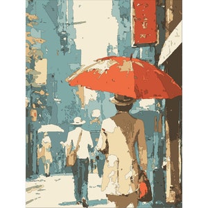 Vibrant Digital Modern Color by Numbers for Procreate | Paint by ...