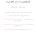Red Door Color by Numbers: Printable Digital Coloring Page (PDF, SVG ...