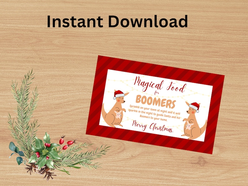 Magic Boomer Food Aussie Christmas Christmas Treat Bags Classroom ...