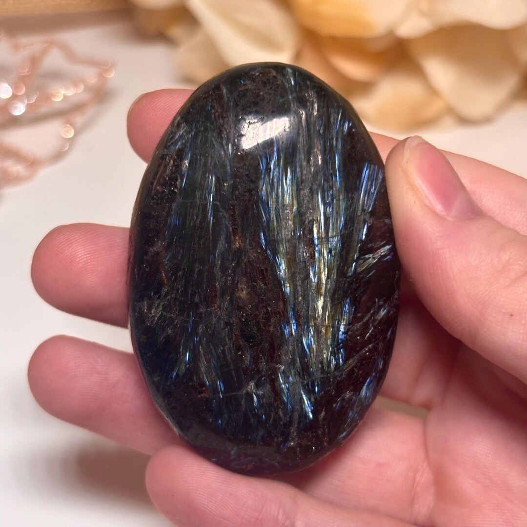 Astrophyllite Palmstone | Rare Starburst Crystal | Cosmic Protection ...