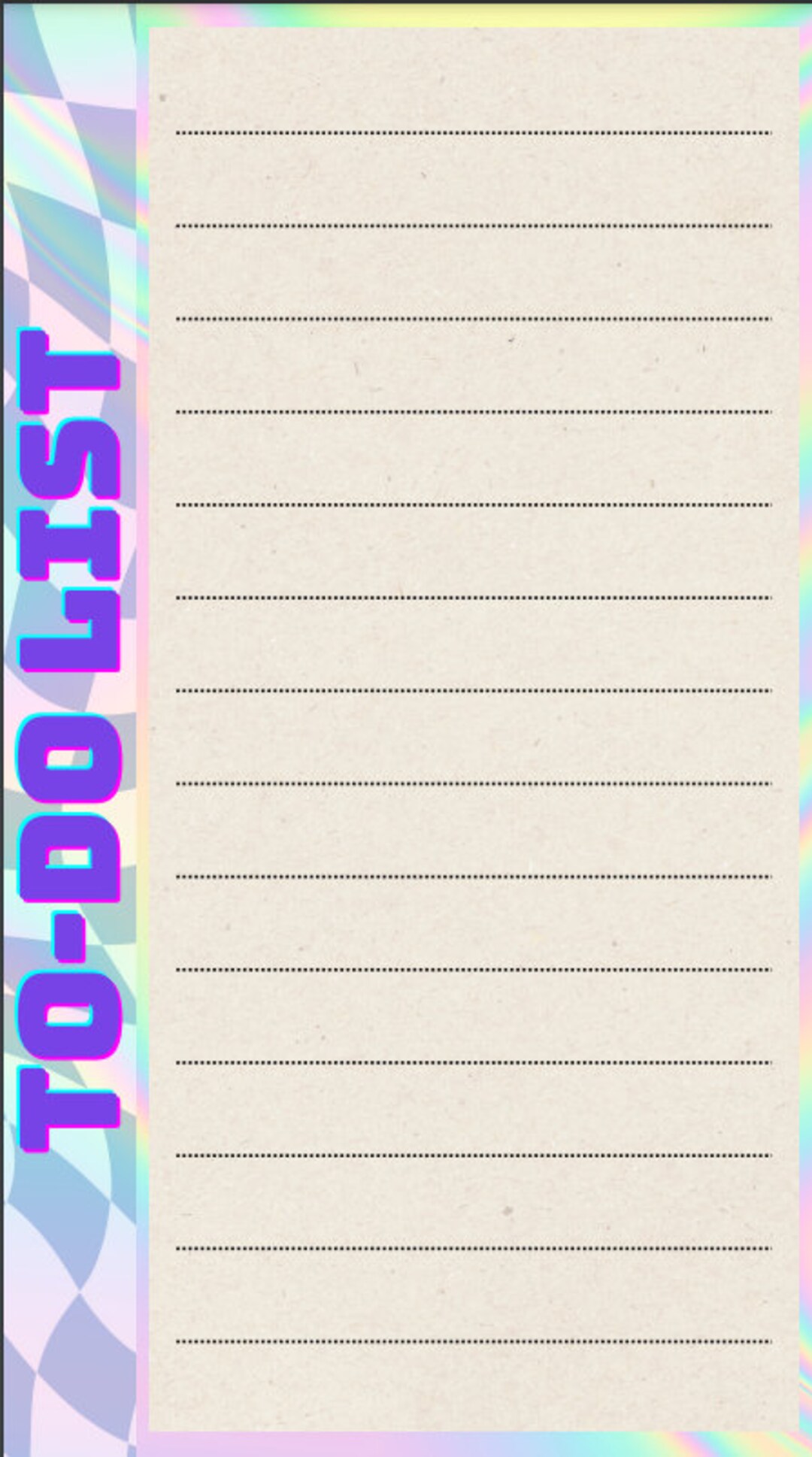 To-do List Card - Etsy