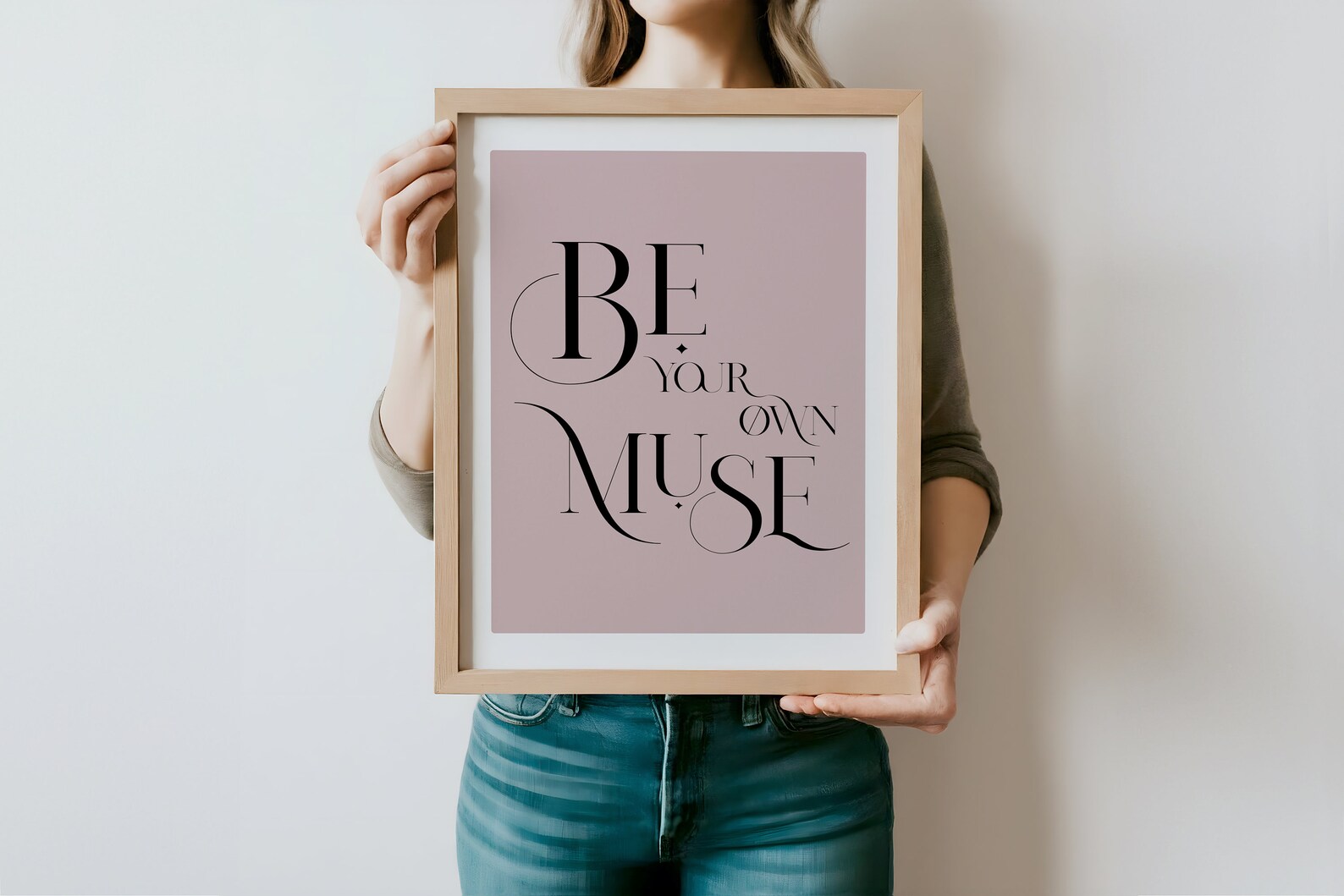 Be Your Own Muse Digital Instant Download Motivation Quote.minimal ...