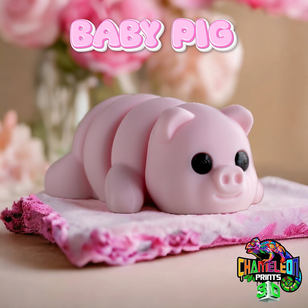 Baby Pig Fidget Toy, Colourful and Flexible, Stress Relief Toy, Gift ...