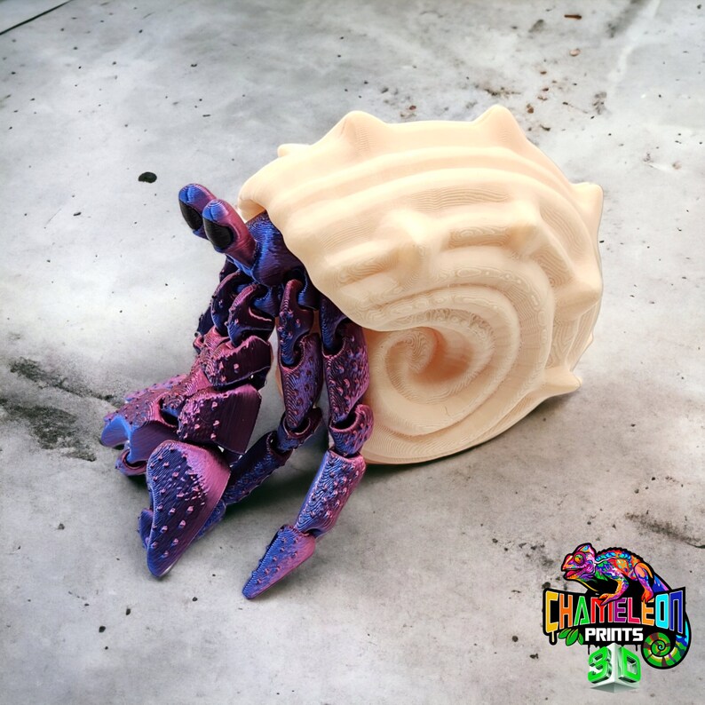 Hermit Crab Fidget Toy Articulated Toy Stress Relief Toy - Etsy