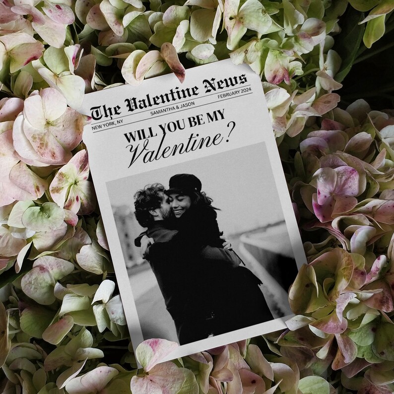 Valentines Day Newspaper Template, Newspaper Flower Bouquet Wrap ...