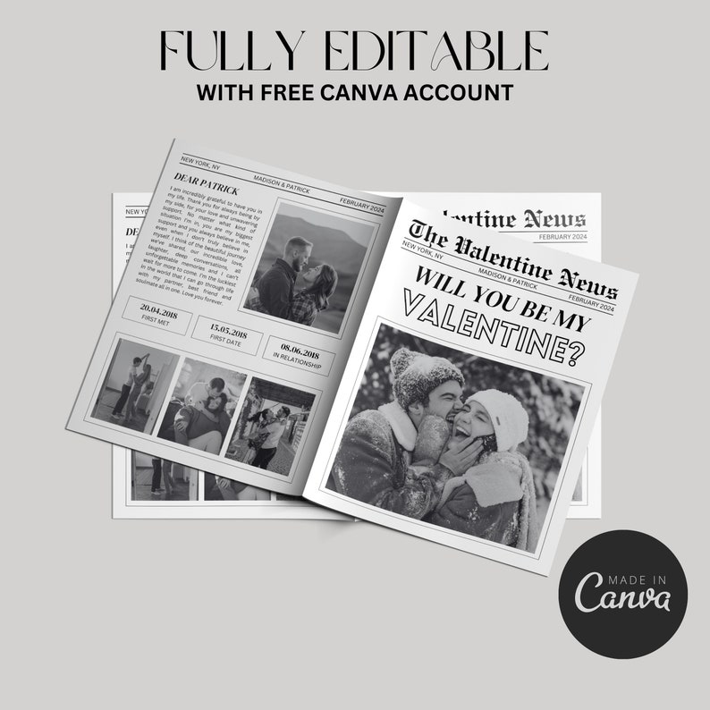 Valentines Day Newspaper Template, Newspaper Flower Bouquet Wrap ...