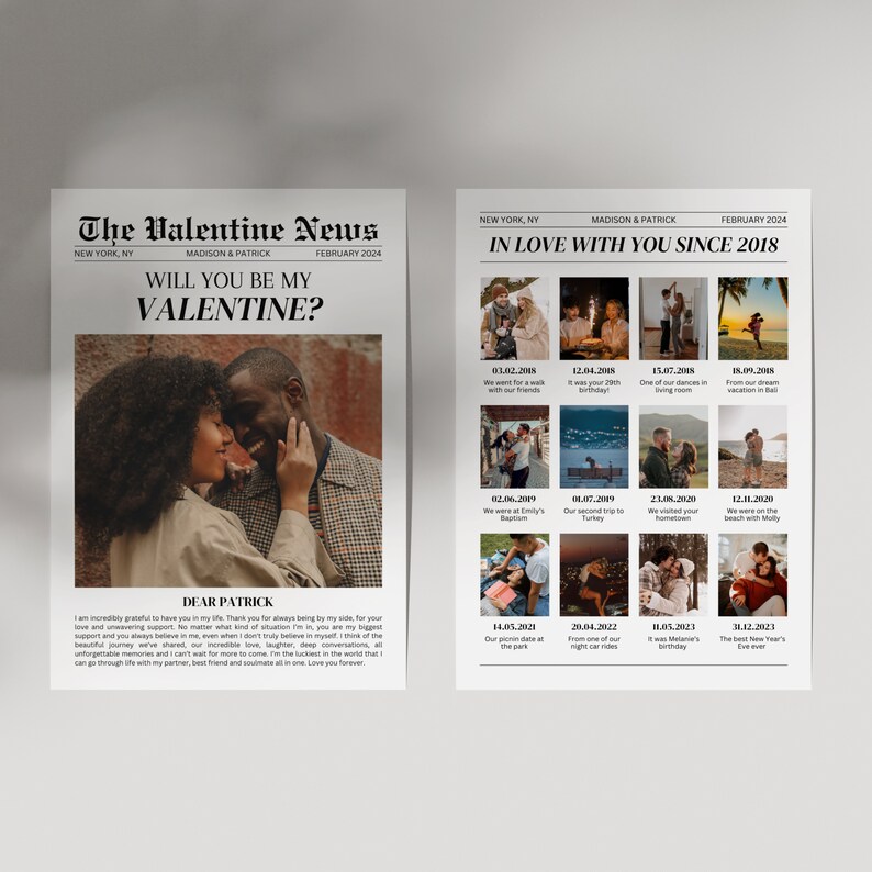 Valentines Day Newspaper Template, Newspaper Flower Bouquet Wrap ...