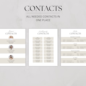 Ultimate Wedding Day Binder Template - Printable Planner, Checklist ...