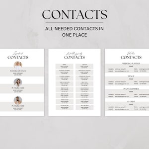 Ultimate Wedding Day Binder Template, Wedding Planner, Wedding ...