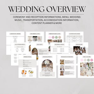 85+ Pages Ultimate Wedding Day Binder Template, Wedding Planner ...