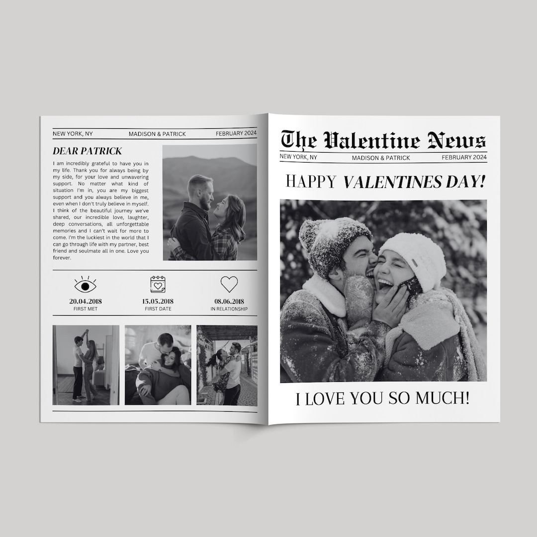 Valentines Day Newspaper Template, Newspaper Flower Bouquet Wrap ...