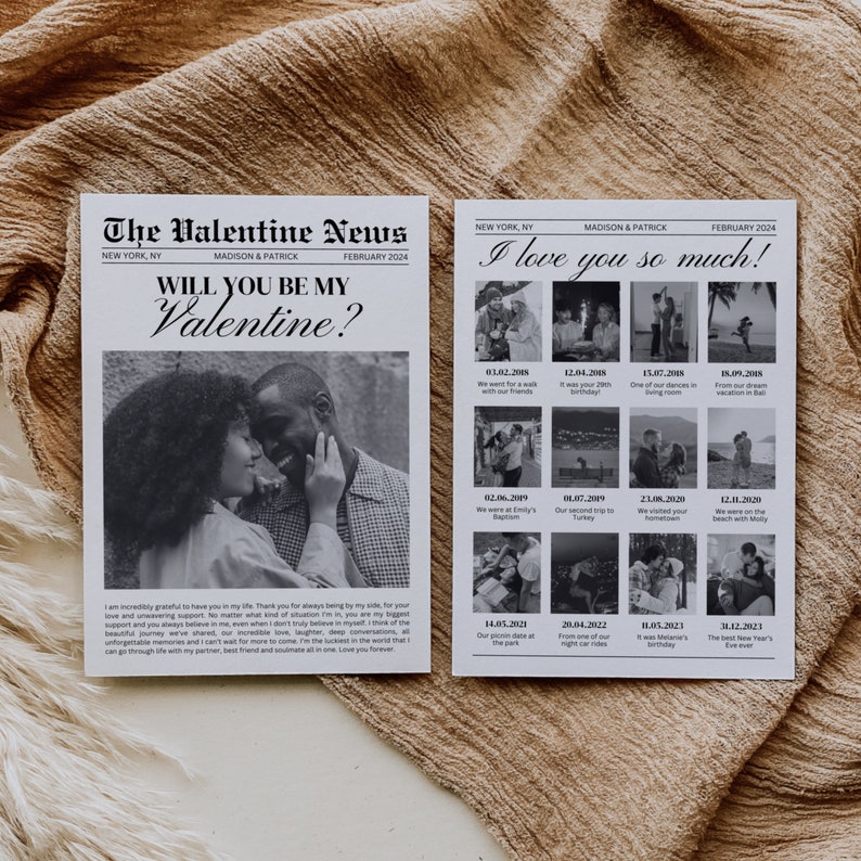 Valentines Day Newspaper Template, Newspaper Flower Bouquet Wrap ...
