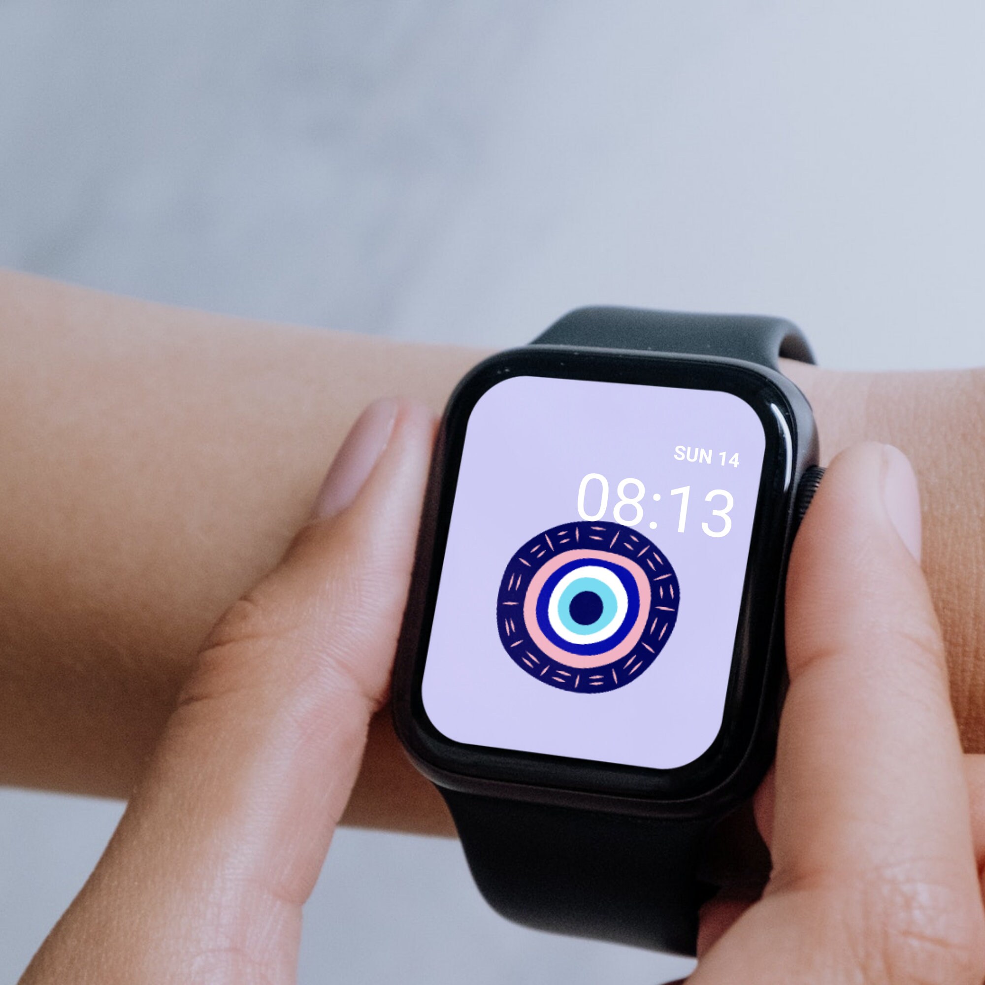Greek Evil Eye Apple Watch Wallpaper for Your Apple Watch Face - Etsy