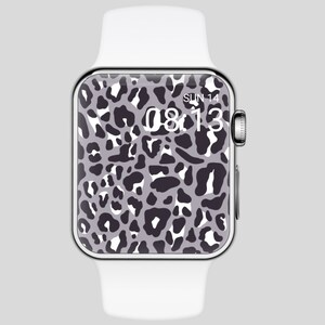 Leopard Print Apple Watch Wallpaper for Your Apple Watch Face - Etsy