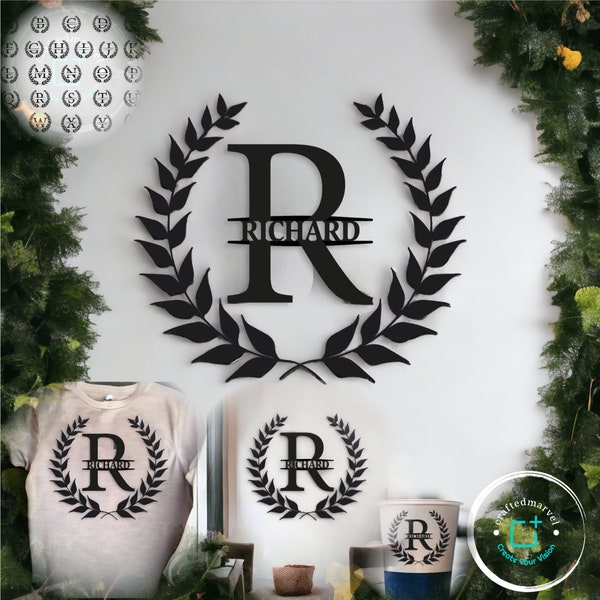 Monogrammed Frame - Etsy