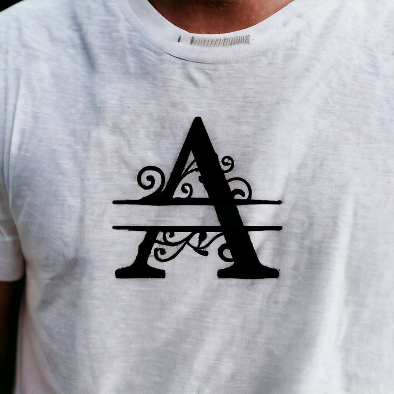 Split Monogram SVG, Letter Font, Split Monogram Svg, Split Letter Svg ...