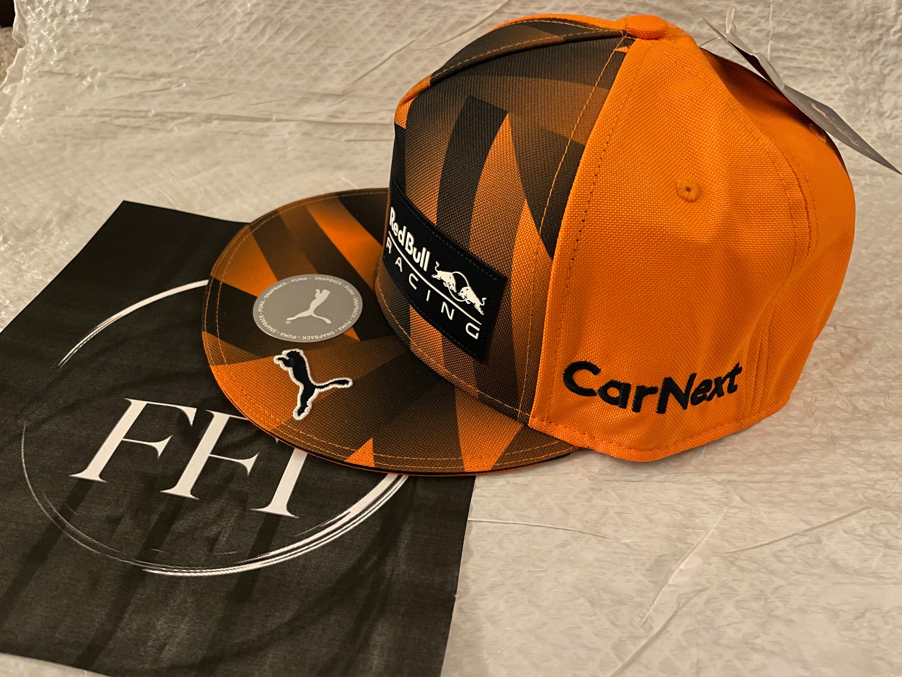 F1 Red Bull Racing Max Verstappen Puma Hat Cap Flatbrim Snapback Cap - Etsy
