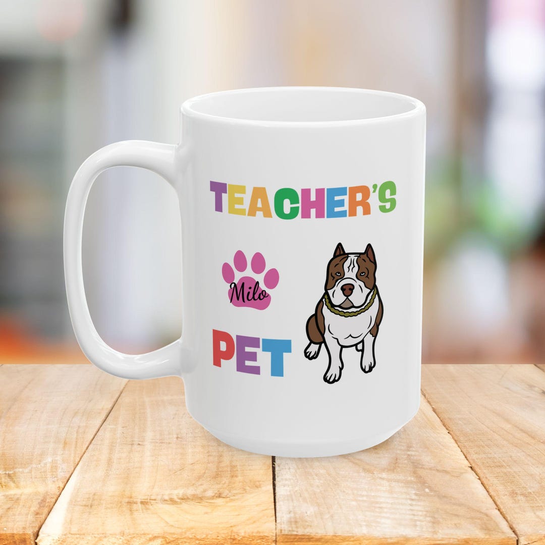 Personalized American Pit Bull Terrier Teacher's Pet - Perfect Back to ...