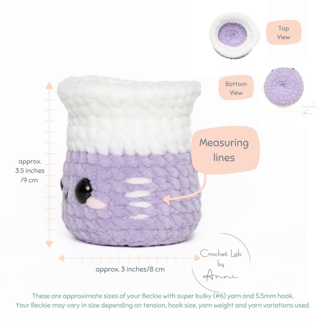 Beaker Crochet Pattern: Chubby Cartoon Style (DIGITAL PDF Download ...