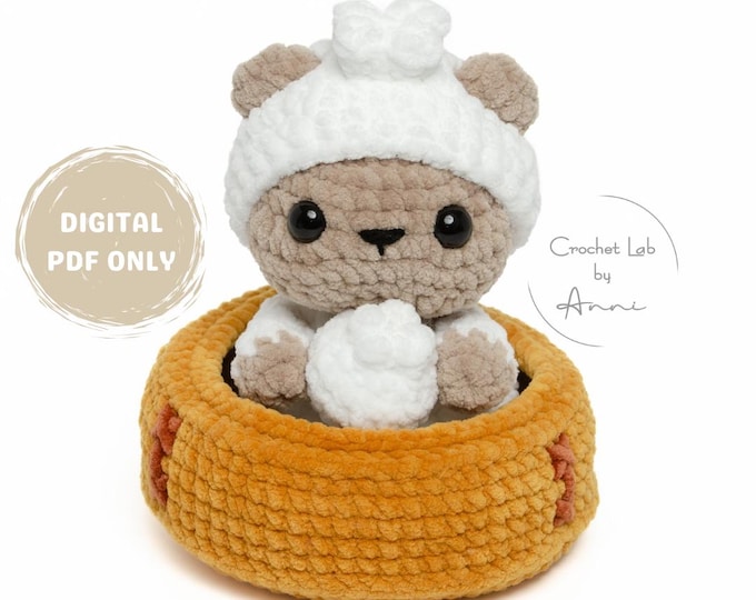 Erlenmeyer Flask Crochet Pattern: Chubby Cartoon Style (DIGITAL PDF ...