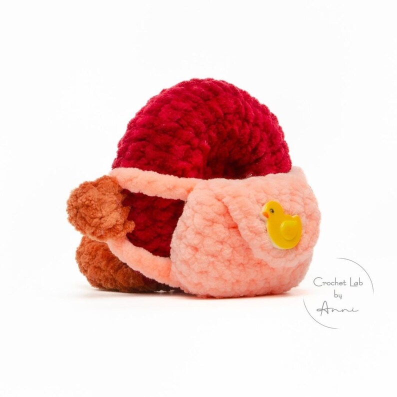 Red Blood Cell Crochet Pattern (DIGITAL PDF Download) | Low-sew Ruby ...