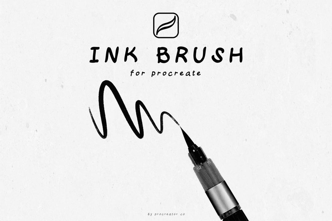 Ink Brush for Procreate, Sketching Procreate Brush, Procreate Brushes ...