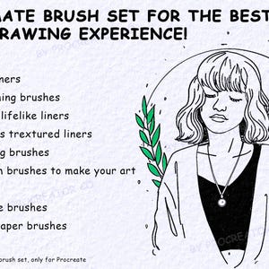 120+ Fine Line Procreate Brushes, Procreate Micron, Line Art Brushes ...