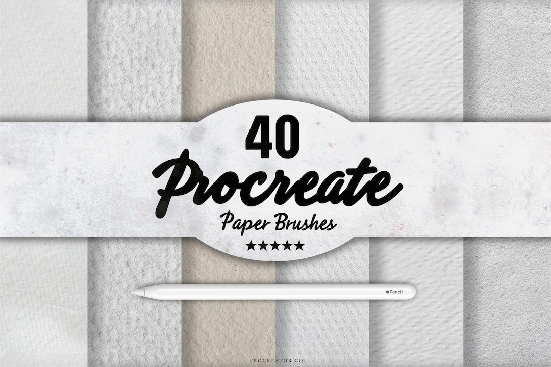 Procreate Paper Texture Brushes, Procreate Watercolor Paper, White ...