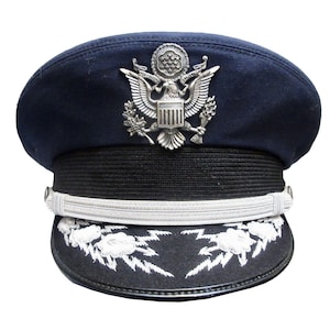 AIR FORCE Officer Cap US Model in All Sizes High Quality Peak Cap - Etsy