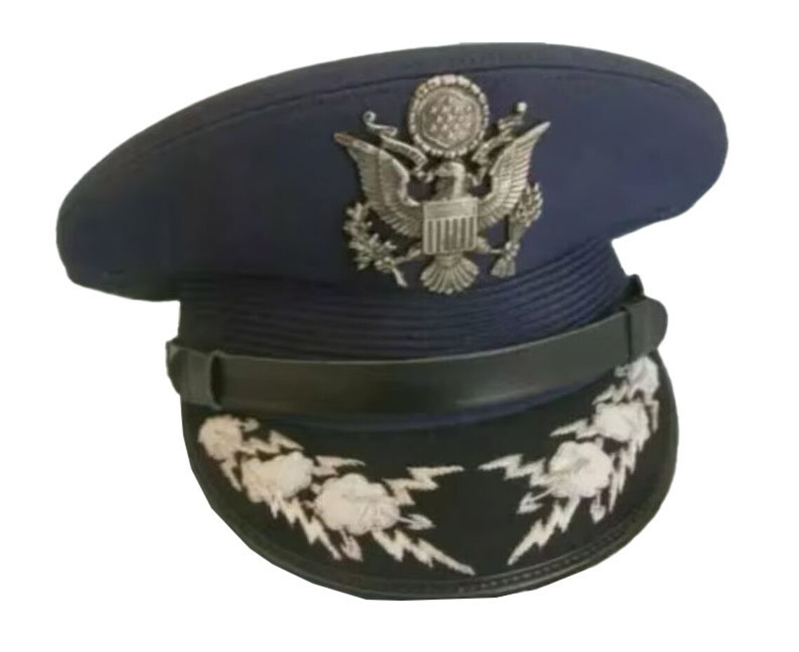 AIR FORCE Officer Cap US Model in All Sizes High Quality Peak Cap - Etsy